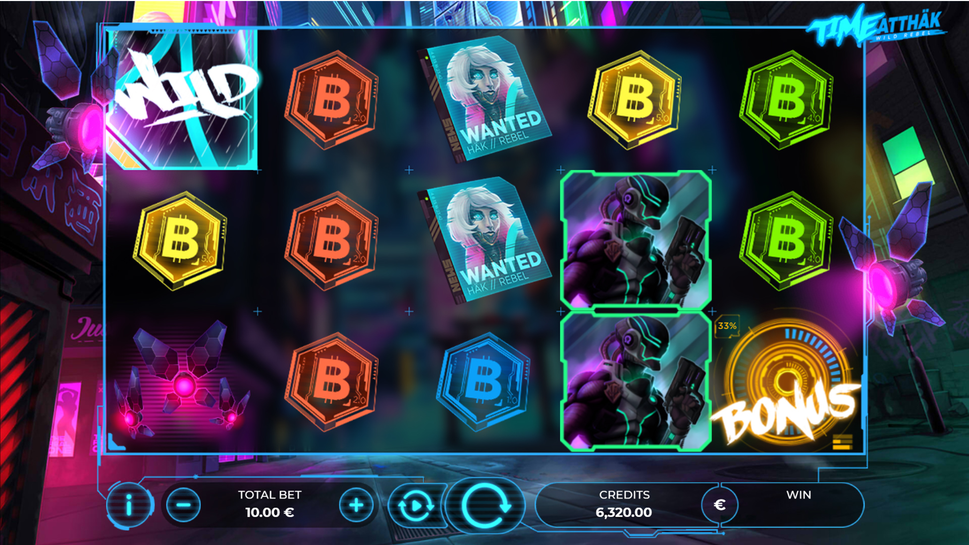 Time AttHäk, online Slot game | Gaming1